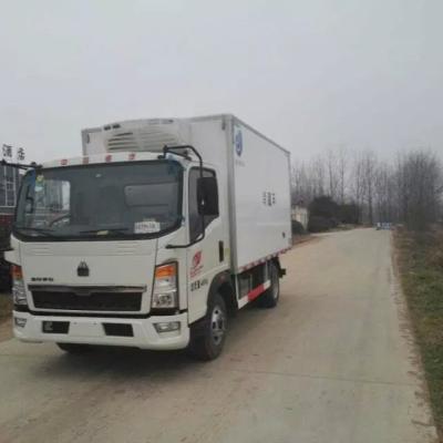 China 18t Refrigerated Straight Truck 80R22.5 Small Refrigerated Truck for sale