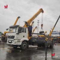 China SHACMAN 6X4 Truck Mounted Crane 380HP Truck With Crane for sale