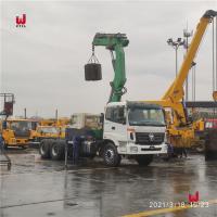 China FOTON AUMAN 6X4 10 Wheeler Boom Truck With Crane Truck Mounted Crane for sale