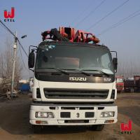 China 52M 10 Wheel Used Concrete Pump Truck With Isuzu Chassis for sale