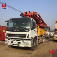 China 52M 10 Wheel Used Concrete Pump Truck With Isuzu Chassis for sale