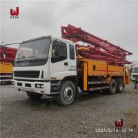China Used ISUZU 52M 6x4 concrete lorry with pump SANY UPPER BODY for sale