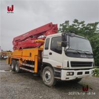 China Used ISUZU 52M 6x4 concrete lorry with pump SANY UPPER BODY for sale