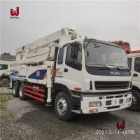 China 52M 6x4 Used Concrete Pump Truck With Isuzu Chassis In Good Condition for sale