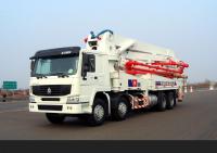 China SINOTRUK HOWO 8x4 Chassis 42M Concrete Pump Truck With 371HP for sale