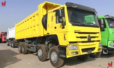 China HOWO Brand New 8x4 371HP 40 Tons Dump Truck 12 Wheels 24.15 Cbm for sale