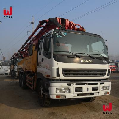 China Used Conditioned Concrete Boom Pump Truck 33m 46m Height for sale