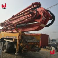 China Used Conditioned Concrete Boom Pump Truck 33m 46m Height for sale