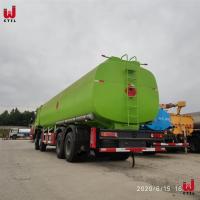 China Sinotruk HOWO 8X4 40000 Litre Oil Tanker Truck Left Hand Driving for sale