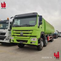 China Sinotruk HOWO 8X4 40000 Litre Oil Tanker Truck Left Hand Driving for sale