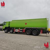 China Sinotruk HOWO 8X4 40000 Litre Oil Tanker Truck Left Hand Driving for sale