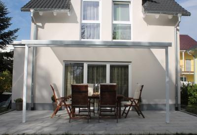 China Outdoor patio cover with palarm design ,smoking shelter for sale