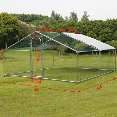 China CE Lockable Latch Walk In 4mx3m Chicken Run Kennel for sale