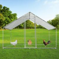 China Silver Frame 27.5kgs 3mx2m Chicken Run Kennel for sale