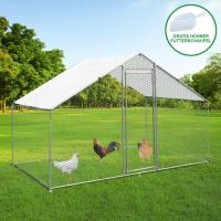 China Silver Frame 27.5kgs 3mx2m Chicken Run Kennel for sale