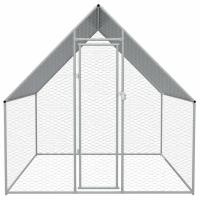 China Chicken Run Kennel 2m x 3m Walk In Chicken Cage Coop For Rabbit Hen Cage Pen with PE cover for sale