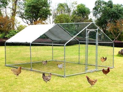 China Stable Structure PE Roof OEM Chicken Run Kennel for sale