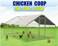 China Stable Structure PE Roof OEM Chicken Run Kennel for sale