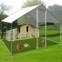 China Chicken Run 2m X 4m Walk In Pet Cage Coop For Rabbit Hen Cage Pen Chicken Coop Chicken Cage for sale