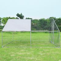 China 4m x 4m Steel Walk in Chicken Run Enclosure Rabbit Hutch Poultry Coop Duck House Chicken Cage for sale