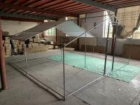 China Steel Walk in Chicken Run Enclosure Rabbit Hutch Poultry Coop Duck House Chicken Cage Coop 4m X 4m X 2m for sale