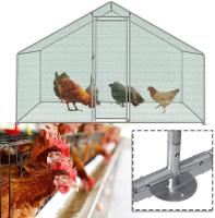 China Chicken Cage Run Walk in Cage Poultry Pet Coop for Rabbit Hen House Pen Metal 3x2m for sale