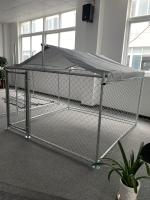 China UV Resistant Cover 5ft PVC Coated Dog Run Kennel for sale