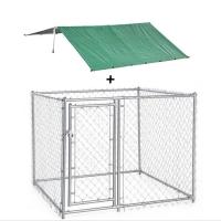 China UV Resistant Cover 5ft PVC Coated Dog Run Kennel for sale