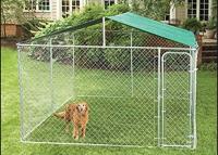 China Heavy Duty Chain Link 3m Secure Outdoor Dog Kennel for sale