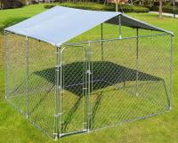 China Rust Resistant Galvanized Steel 4x4m Dog Run Kennel for sale