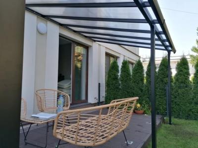 China 18m2 Sun Shelter Garden Wall Mounted DIY Patio Cover Aluminum Sunshade Outdoor Gazebo Patio Cover Canopy Awnings Black for sale