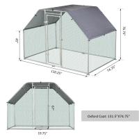 China 1mm Hot Galvanized D3m Metal Chicken Coop Cage for sale