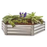 China 7.9kg Power Coated Surface 8x3ft Raised Metal Garden Bed for sale