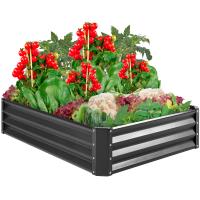China blunt edges 4ft Galvanized Steel Raised Garden Bed for sale