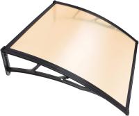 China 60x80CM Durable Window Awning Waterproof Door Window Awning Canopy Clear Rain Cover Outdoor Sun Shade Shelter for sale