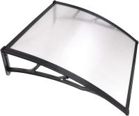 China 60x80CM Durable Window Awning Waterproof Door Window Awning Canopy Clear Rain Cover Outdoor Sun Shade Shelter for sale