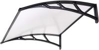 China 60x80CM Durable Window Awning Waterproof Door Window Awning Canopy Clear Rain Cover Outdoor Sun Shade Shelter for sale