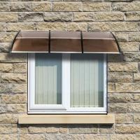 China PP Frame 7.5kg 90x300cm Door Window Awning Canopy for sale
