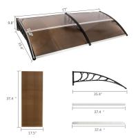 China Quick Dry Polycarbonate 300cm Door Window Awning Canopy for sale
