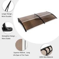 China Quick Dry Polycarbonate 300cm Door Window Awning Canopy for sale