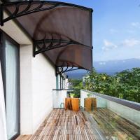 China CE 80x150cm Polycarbonate Farmhouse Window Awning for sale
