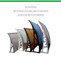 China CE 80x150cm Polycarbonate Farmhouse Window Awning for sale