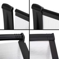 China ABS PC Hollow 5.75kg Door Window Awning Canopy for sale