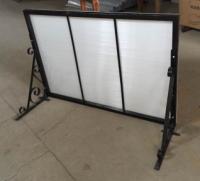 China Rain Shelter 100x150cm Steel Frame Porch Door Canopy for sale