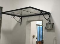 China Outdoor 100cm Solid Sheet Door Window Awning Canopy for sale