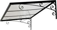 China 4mm Acrylic Panels 100cm Door Porches And Canopies for sale