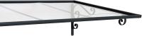 China W150cm Polycarbonate Porch Canopy For Office Buildings for sale