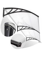 China 60x120cm Mail order Door Window Awning Canopy Manual Awning Garden Shade Patio Canopy  for sale