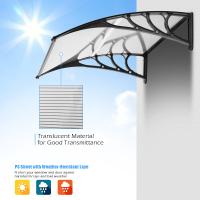 China M series Door Canopy Outdoor Patio Canopy Polycarbonate Standard Door Awning for sale