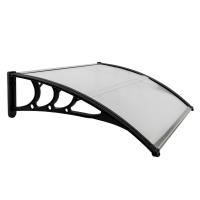 China Mail Order Canopy Window Awning Canopy For Door And Window 80x100 cm Patio Cover Shelter With Black Support for sale
